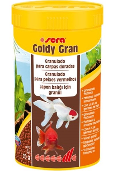 Sera Goldy Gran Japon Balığı Yemi 250 ml Sera Goldy Gran Japon Balığı Yemi 250 ml