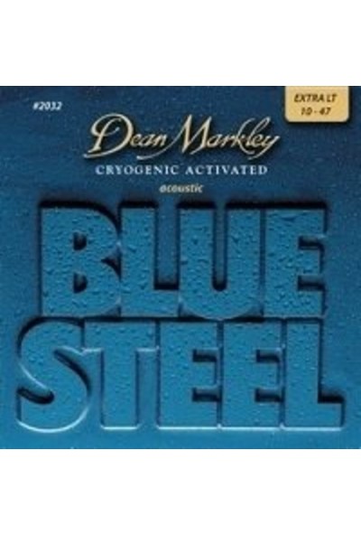 Dean Markley Blue Steel 2032 10-47 - Extra Light Akustik Gitar Tel Seti Dean Markley Blue Steel 2032 10-47 - Extra Light Akustik Gitar Tel Seti