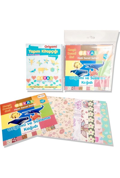 Hayal Hobi Origami Kağıdı Karışık Desenli 1 Hayal Hobi Origami Kağıdı Karışık Desenli 1