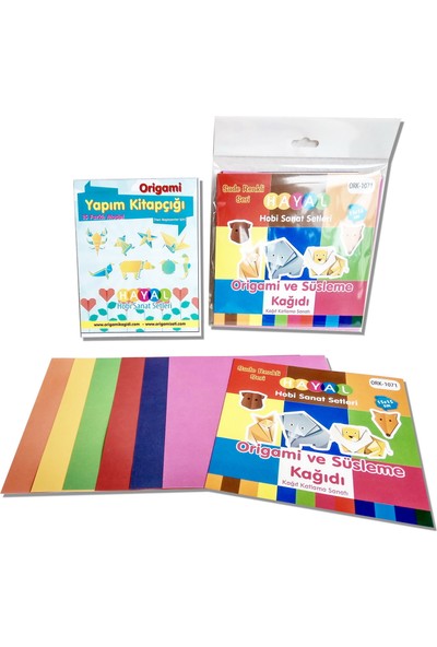 Hayal Hobi Origami Kağıdı Sade Renkli Hayal Hobi Origami Kağıdı Sade Renkli