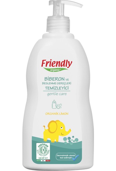 Friendly Organic Biberon ve Beslenme Gereçleri Temizleyici Organik Limonlu - 500 ml Friendly Organic Biberon ve Beslenme Gereçleri Temizleyici Organik Limonlu - 500 ml