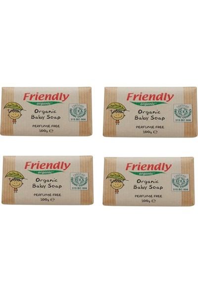 Friendly Organic Bebek Sabunu 100 ml 4 lü set Friendly Organic Bebek Sabunu 100 ml 4 lü set