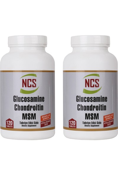 NCS Glucosamine Chondroitin MSM Hyaluronic Acid Bosvella 2 KUTU 240 TABLET NCS Glucosamine Chondroitin MSM Hyaluronic Acid Bosvella 2 KUTU 240 TABLET