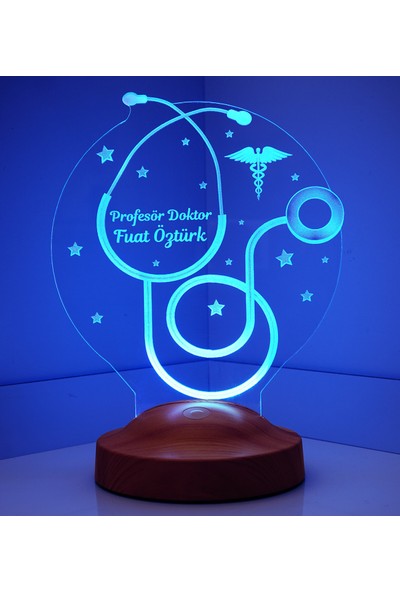 Sevgi Lambası Kişiye Özel Hemşire Doktor Hediyesi Led Lamba