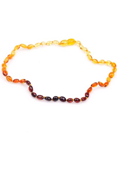 Taş Sandığı Damla Kehribar Bebek Kolyesi ( Sertifikalı Ürün )