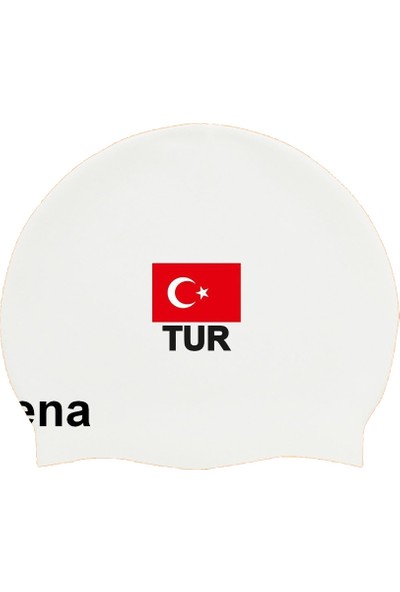 Arena Moulded Türkiye Bayrağı Bone Beyaz