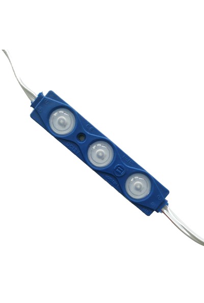 Amberled Mercekli Modül Led Mavi 1.5W | 10 Adet Amberled Mercekli Modül Led Mavi 1.5W | 10 Adet