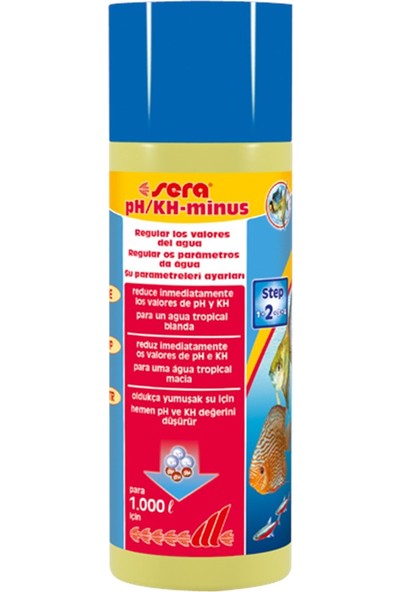 Sera Ph Kh Minüs Düşürücü 250 ml Sera Ph Kh Minüs Düşürücü 250 ml