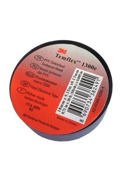 3M ELEKTRİK İZOLE BANT SİYAH PVC BANDI 9.15mt 10'LU PAKET 3M ELEKTRİK İZOLE BANT SİYAH PVC BANDI 9.15mt 10'LU PAKET
