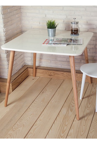 Monte Sehpa Kare Masa Krem