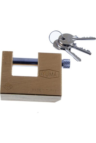 Yuma Yuma Kayar Milli Asma Kilit 80 mm Yuma Yuma Kayar Milli Asma Kilit 80 mm