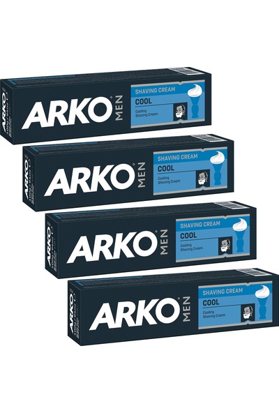 Arko Men Cool Tıraş Kremi 4'lü Paket 100 gr Arko Men Cool Tıraş Kremi 4'lü Paket 100 gr