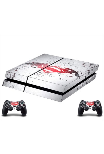 Stickermarket PS4 Fat Superman vs. Batman Sticker Seti