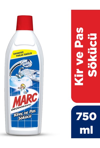 Marc Banyo Temizleyici Kireç & Pas Sökücü Şişe 750 ml Marc Banyo Temizleyici Kireç & Pas Sökücü Şişe 750 ml