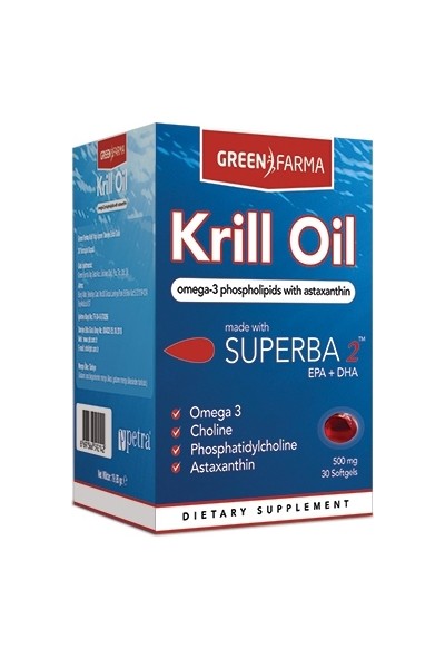 Green Farma Krill Oil 30 Softgel 500 Mg Green Farma Krill Oil 30 Softgel 500 Mg