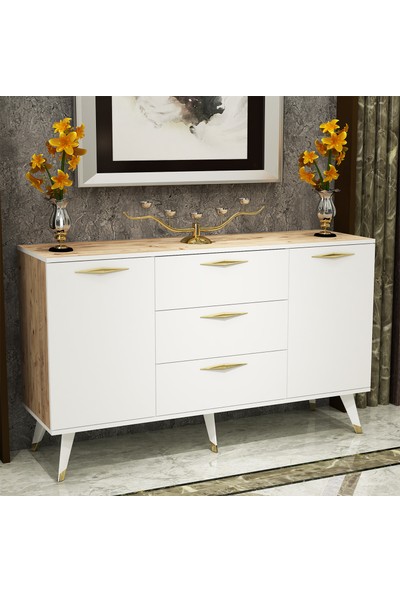 Kalender Dekor Almata Şifenyer Atlantikçam-Beyaz