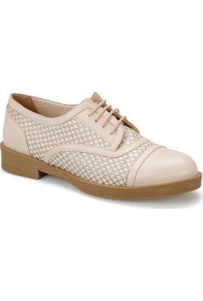 Miss F Ds19040 Bej Kadın Maskulen Ayakkabı Miss F Ds19040 Bej Kadın Maskulen Ayakkabı