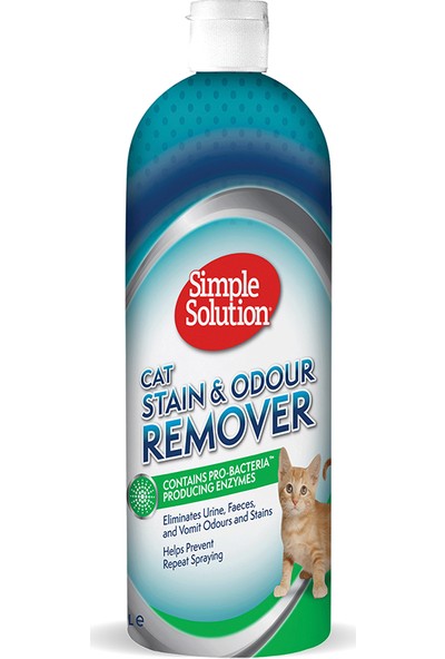 Simple Solution Kediler için Leke ve Koku Giderici Simple Solution Kediler için Leke ve Koku Giderici