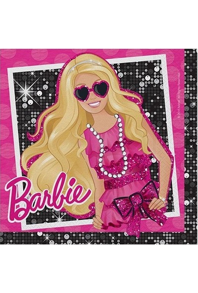 Pandoli Barbie Klasik Kağıt Peçete 33X33 Cm (16 Ad)