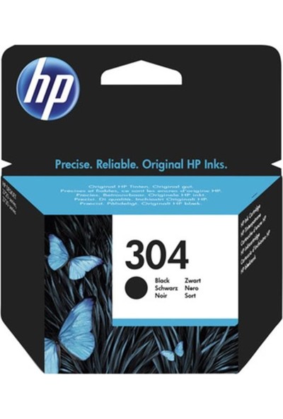 Hp N9K06Ae 304 Siyah Murekkep Kartusu 120 Sayfa Hp N9K06Ae 304 Siyah Murekkep Kartusu 120 Sayfa