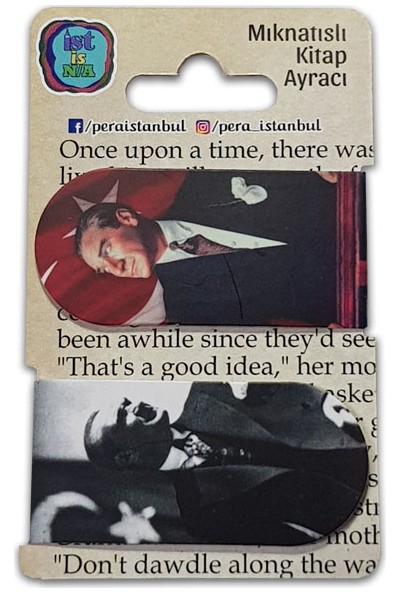 İstisna - Atatürk Mıknatıslı Kitap Ayracı 2 Lü Set İstisna - Atatürk Mıknatıslı Kitap Ayracı 2 Lü Set