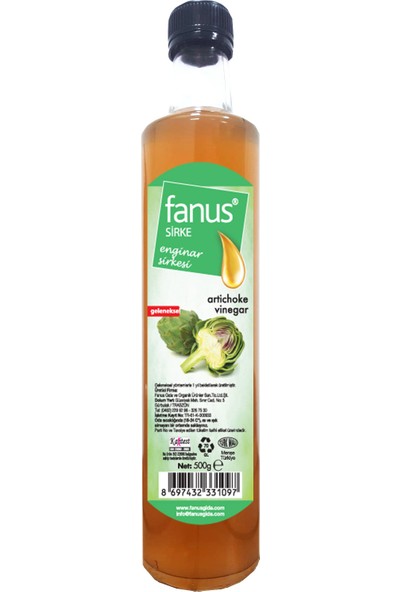 Fanus Enginar Sirkesi 500 gr