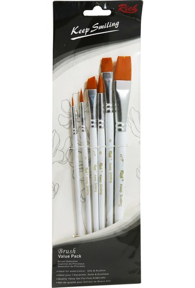 Rich Fırça Seti Keep Smile Karışık 76-11226