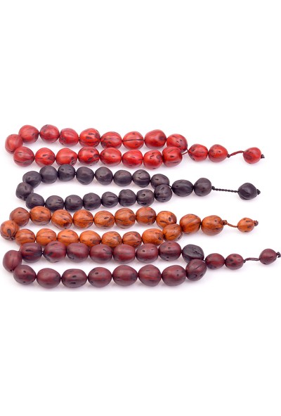 Taş Sandığı Dört Adet Andız Ağacı Tesbih ( 14 Mm )