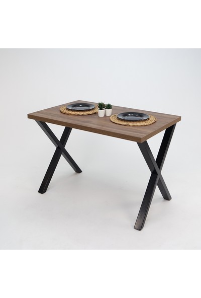 Mars Mobilya Woody Metal Ayaklı Mutfak Masası