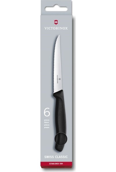 Victorinox 6.7233.6 6-Prime;Li Steak-Biftek Biçaği Blisterli Victorinox 6.7233.6 6-Prime;Li Steak-Biftek Biçaği Blisterli