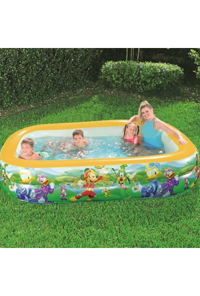 Bestway Büyük Boy Şişme Aile Havuzu Disney 262x175x51 cm 91008