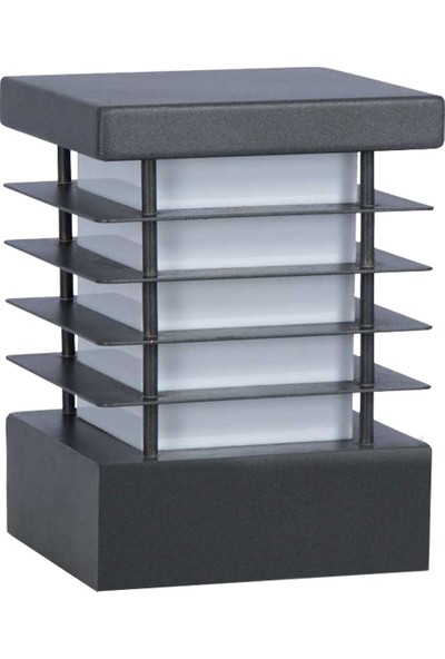 Yakan Aydınlatma Moder Bega Armatür 22 cm x 22 cm Kare Petekli Set Üstü Modern Bollard Lights Yakan Aydınlatma Moder Bega Armatür 22 cm x 22 cm Kare Petekli Set Üstü Modern Bollard Lights