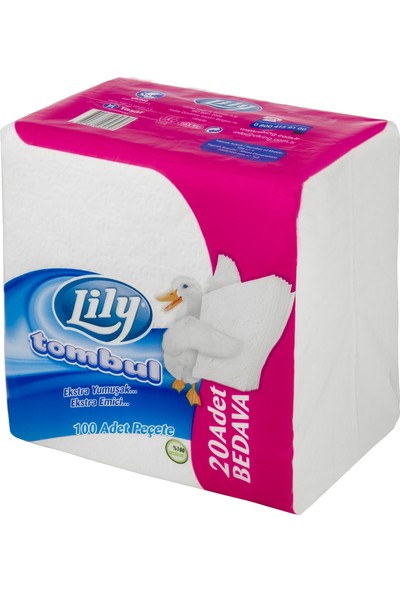 Lily 100'lü Tombul Peçete Lily 100'lü Tombul Peçete