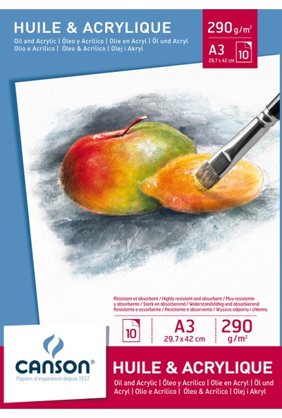 Canson Yağlı Boya Ve Akrilik Leısure Defterleri A3 - 200005786 Canson Yağlı Boya Ve Akrilik Leısure Defterleri A3 - 200005786