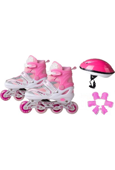 Can Oyuncak Işıklı Yarı Profesyonel Paten Seti