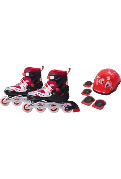 Can Oyuncak Işıklı Yarı Profesyonel Paten Seti
