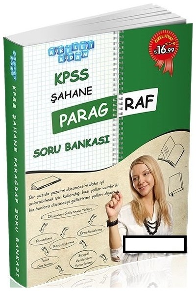 KPSS Şahane Paragraf Soru Bankası Akıllı Adam Yayınları KPSS Şahane Paragraf Soru Bankası Akıllı Adam Yayınları