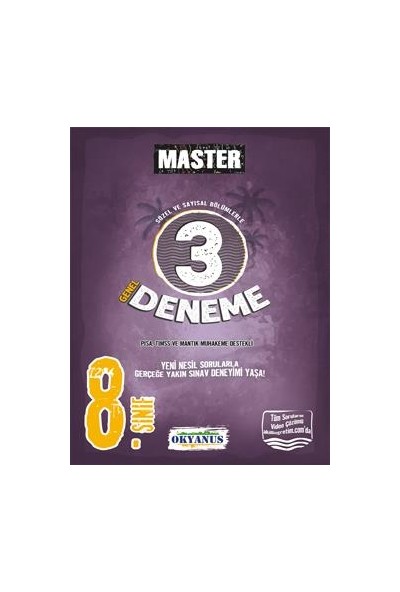 Okyanus 8. Sınıf Master 3 Deneme Okyanus 8. Sınıf Master 3 Deneme