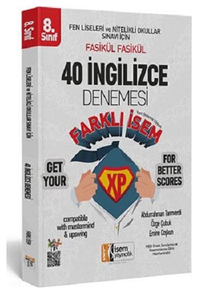 İsem Yayıncılık 8. Sınıf LGS İngilizce 40 Deneme