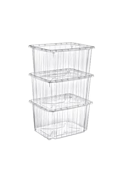 Poly Time Üçlü Şeffaf Kapaklı Oyuncak Kutusu Poly Time Üçlü Şeffaf Kapaklı Oyuncak Kutusu