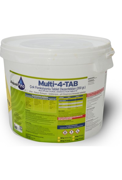 Klor % 90 Multi Tablet 10 Kg Klor % 90 Multi Tablet 10 Kg