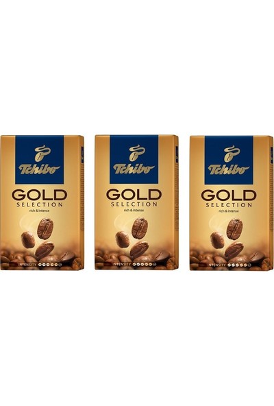 Tchibo Gold Selection Filtre Kahve 250 gr 3 Lü Paket Tchibo Gold Selection Filtre Kahve 250 gr 3 Lü Paket