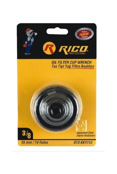 Rico Tas Tipi Yağ Filtre Anahtarı 65 14mm Rico Tas Tipi Yağ Filtre Anahtarı 65 14mm
