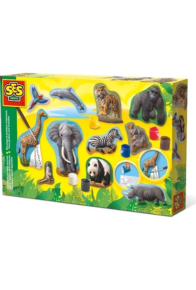 Ses Creative Kalıba Dök Ve Boya - Hayvanlar