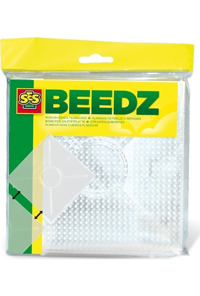 Ses Creative Beedz - Ütü Boncuk Panosu - Kare - 2'li Set