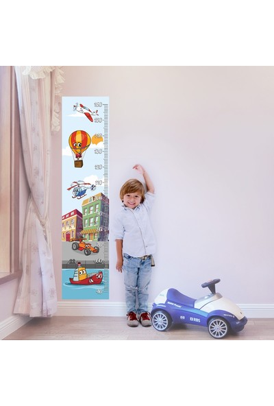 Dekor Loft Araçlar Boy Ölçer Sticker DBC62