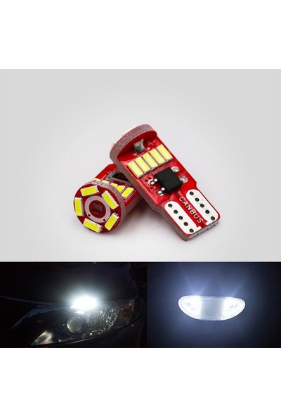 Hitshop Led Park Ampulü 15 Ledli Park Ampulu - Beyaz Canbus T10 Led Hitshop Led Park Ampulü 15 Ledli Park Ampulu - Beyaz Canbus T10 Led