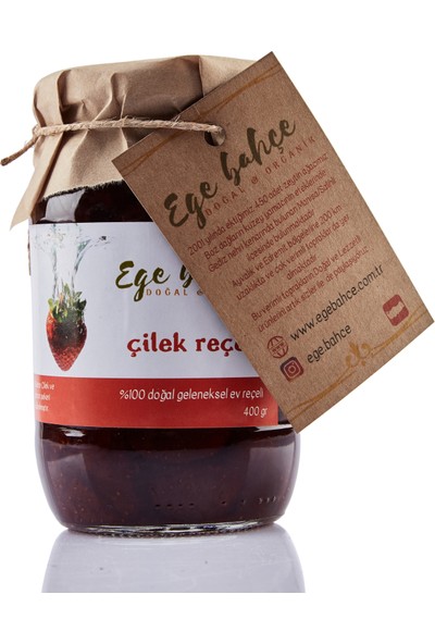Ege Bahçe Çilek Reçeli 400 gr Ege Bahçe Çilek Reçeli 400 gr