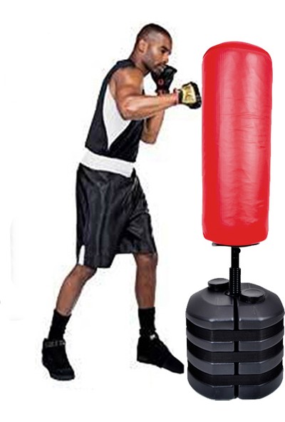 Avessa Boks Standı 160 Cm Yükseklik Bidonlu Kırmızı 92832K Avessa Boks Standı 160 Cm Yükseklik Bidonlu Kırmızı 92832K