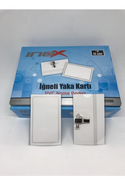 Inox İğneli Yaka Kartı